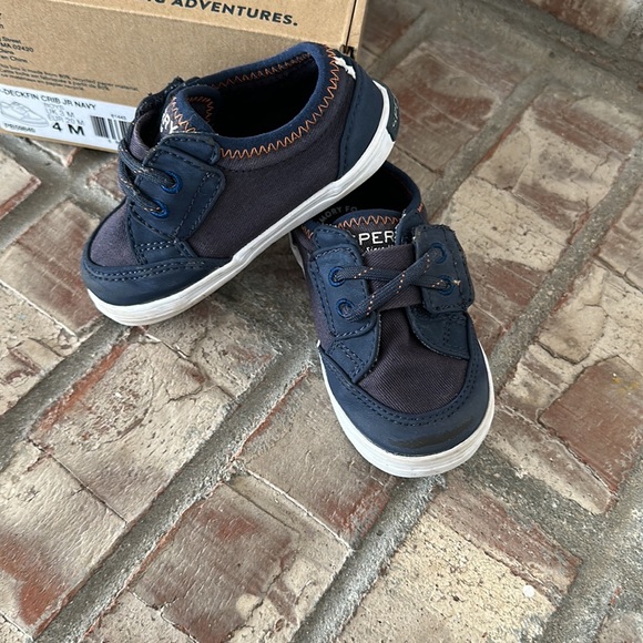 Sperry | Shoes | Sperry Deckfin Navy Sneaker Crib Baby Toddler 4 | Poshmark